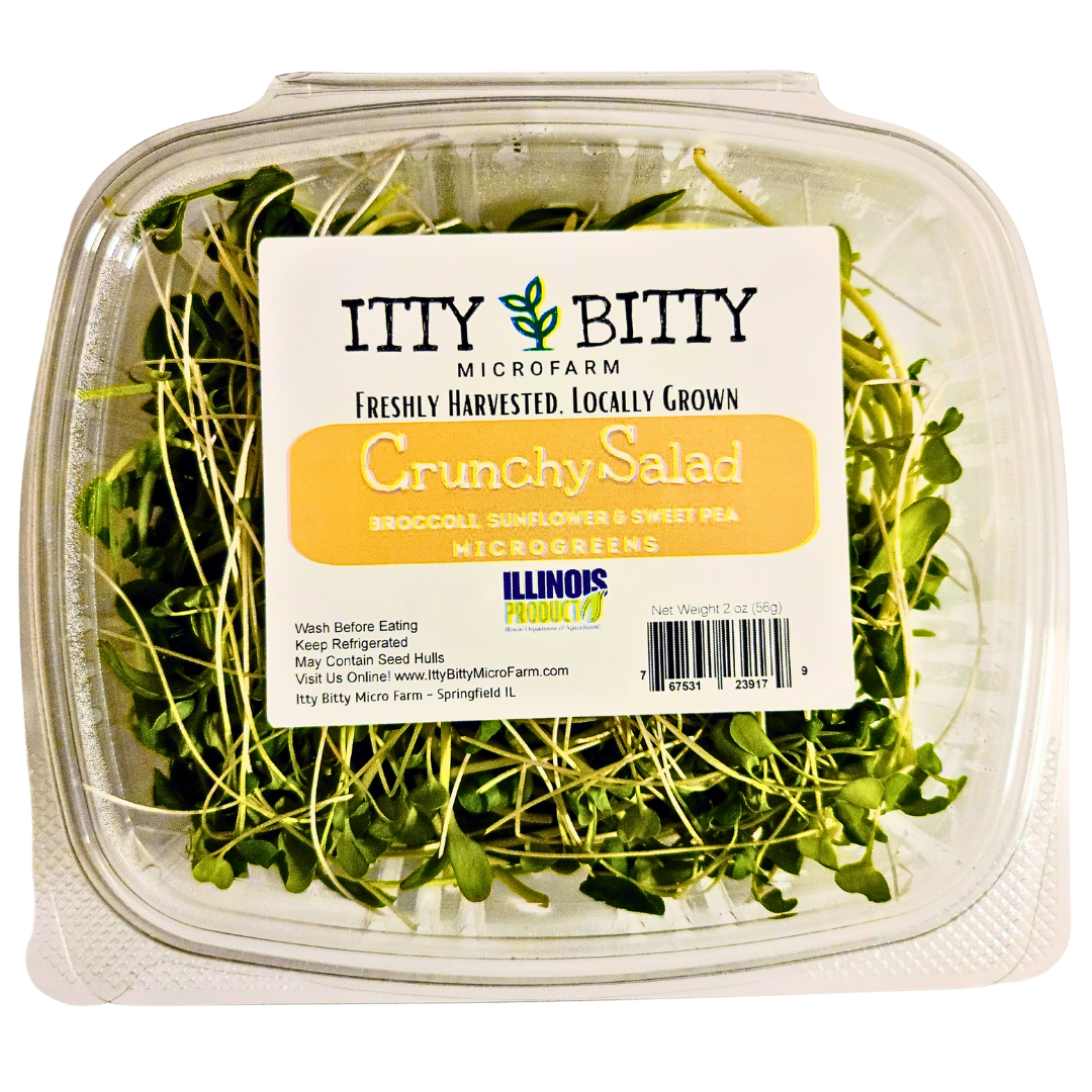 Crunchy Salad | Itty Bitty Micro Farm