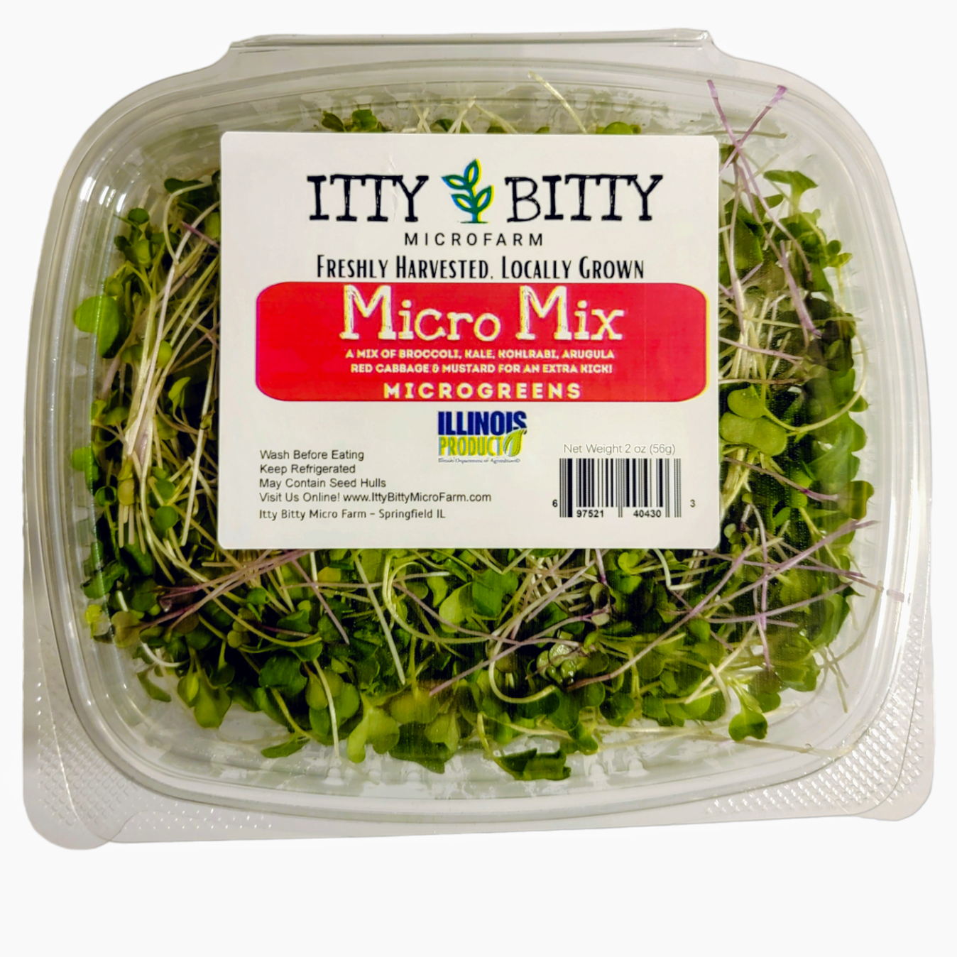 Microgreens, Lettuce, Edible Flowers | Itty Bitty Micro Farm