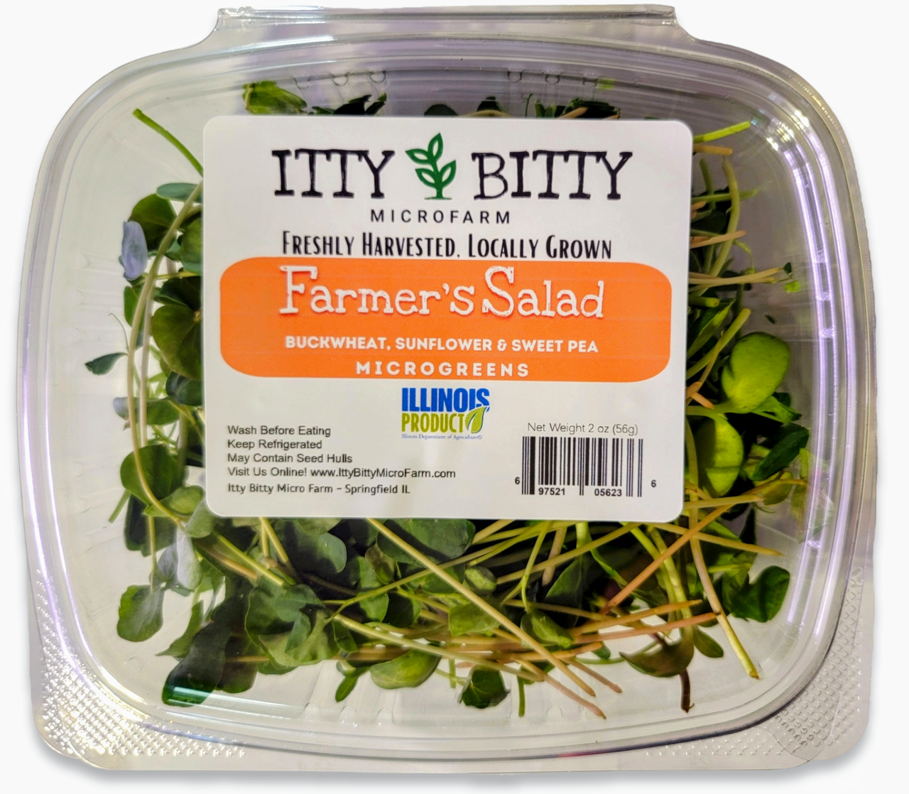 Microgreens, Lettuce, Edible Flowers | Itty Bitty Micro Farm